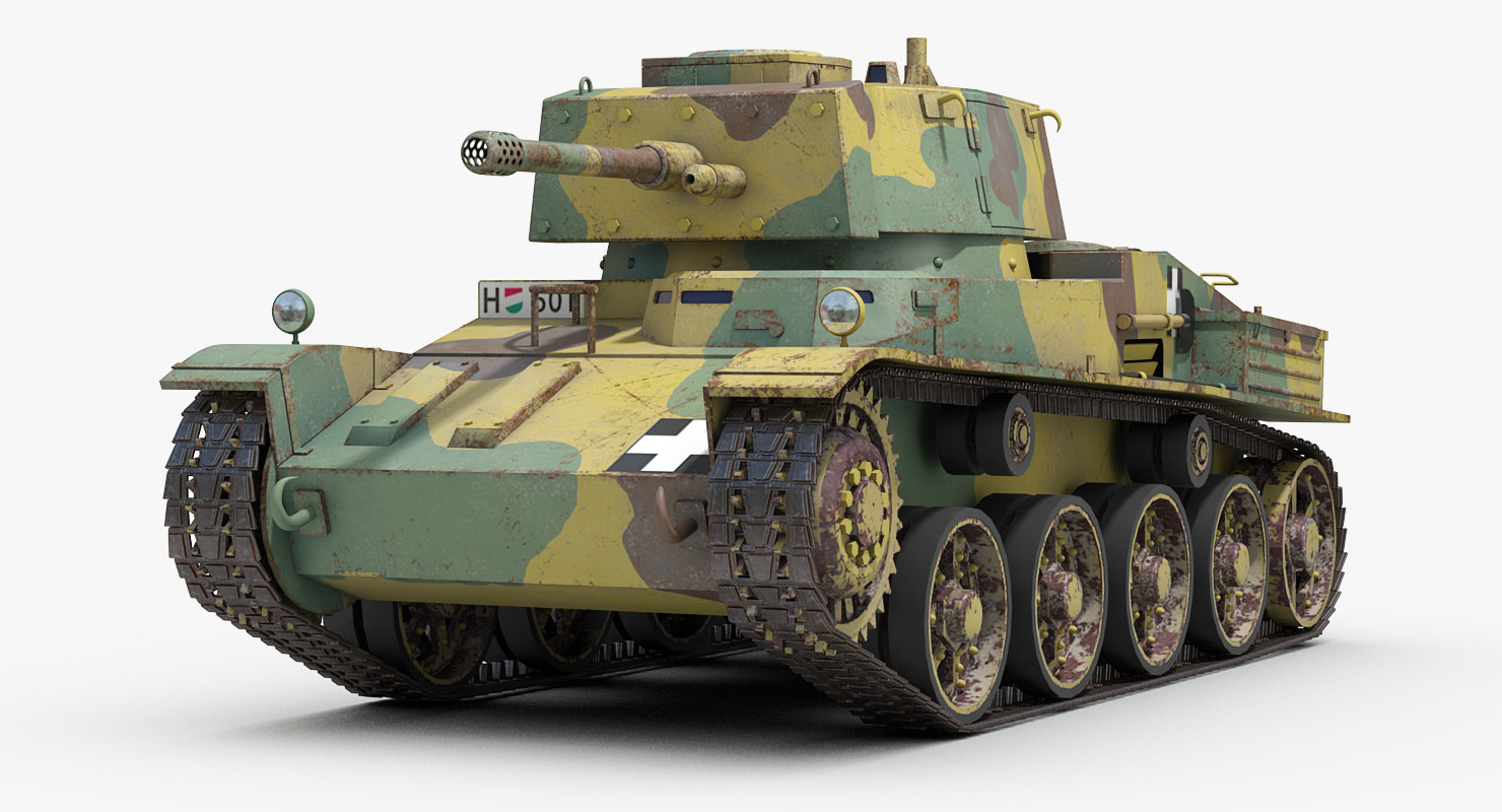Ww2 hungarian toldi tank 3D model - TurboSquid 1220250