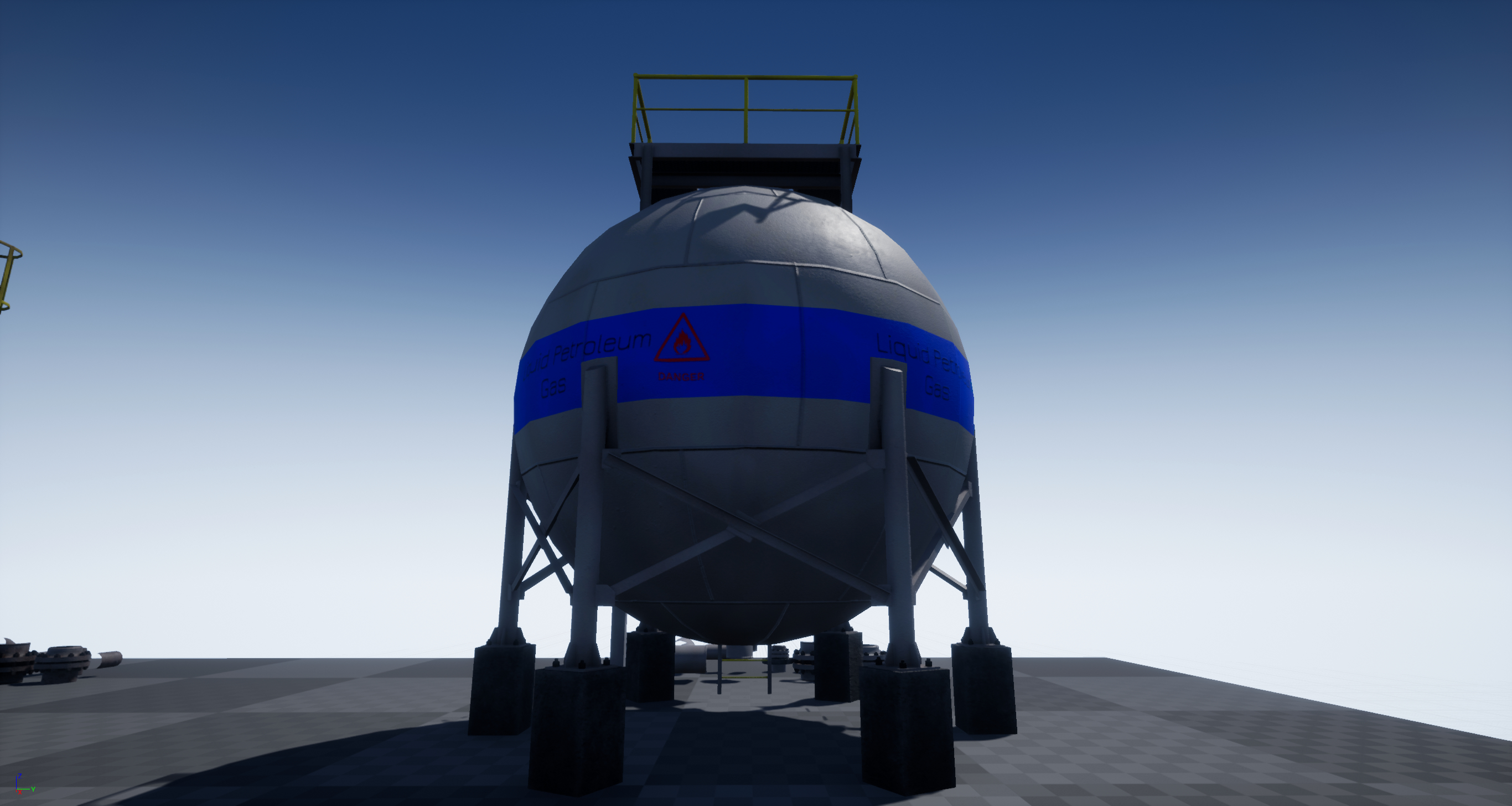 Pbr industrial spherical tanks 3D model - TurboSquid 1220362