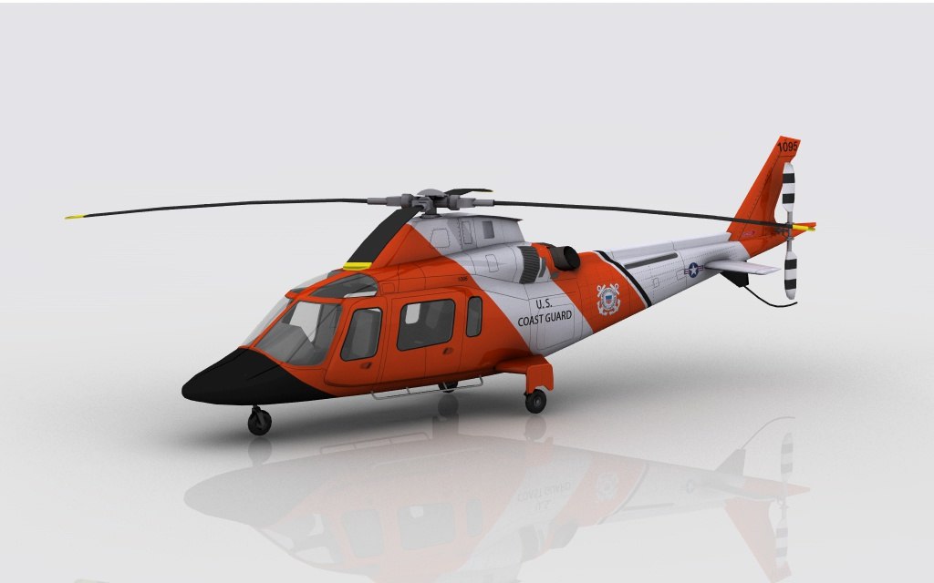 Agusta AW 109 Coast Guard Modelo 3D - TurboSquid 1220416