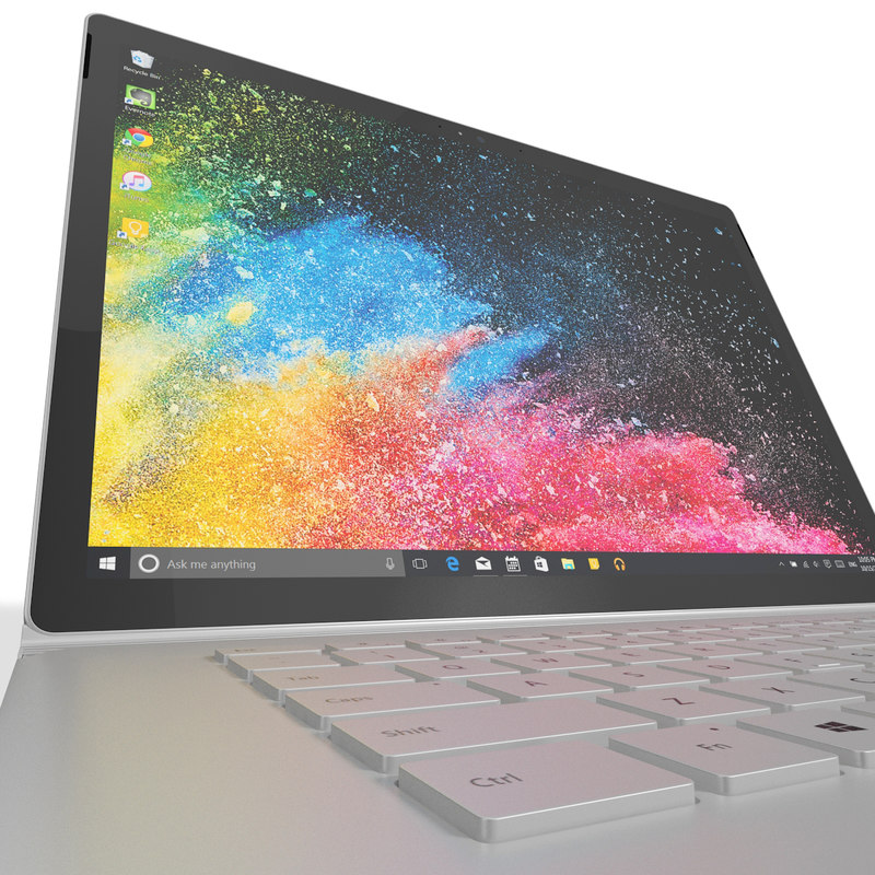 Realistic microsoft surface book 3D model - TurboSquid 1220545