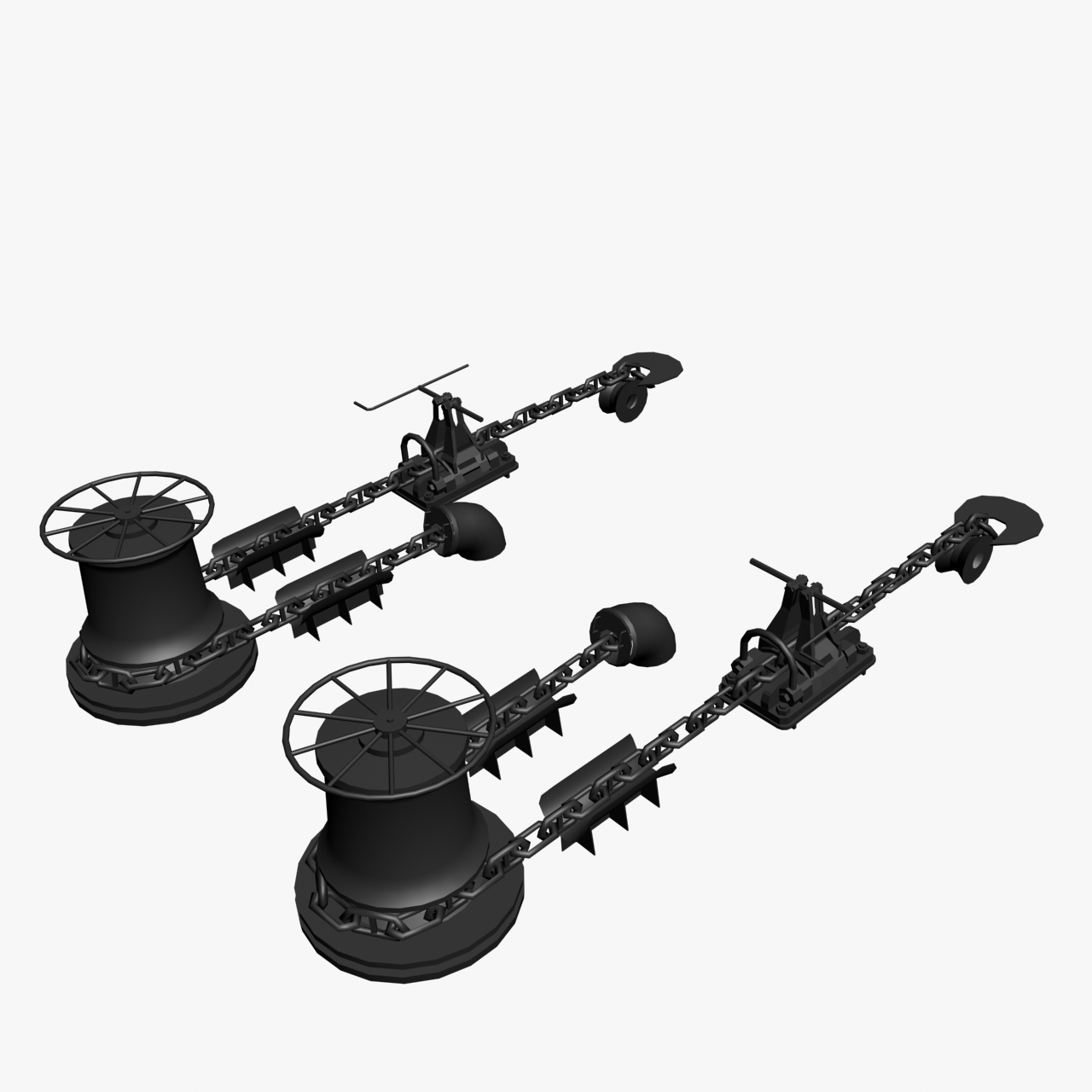 3D ship capstan - TurboSquid 1220617