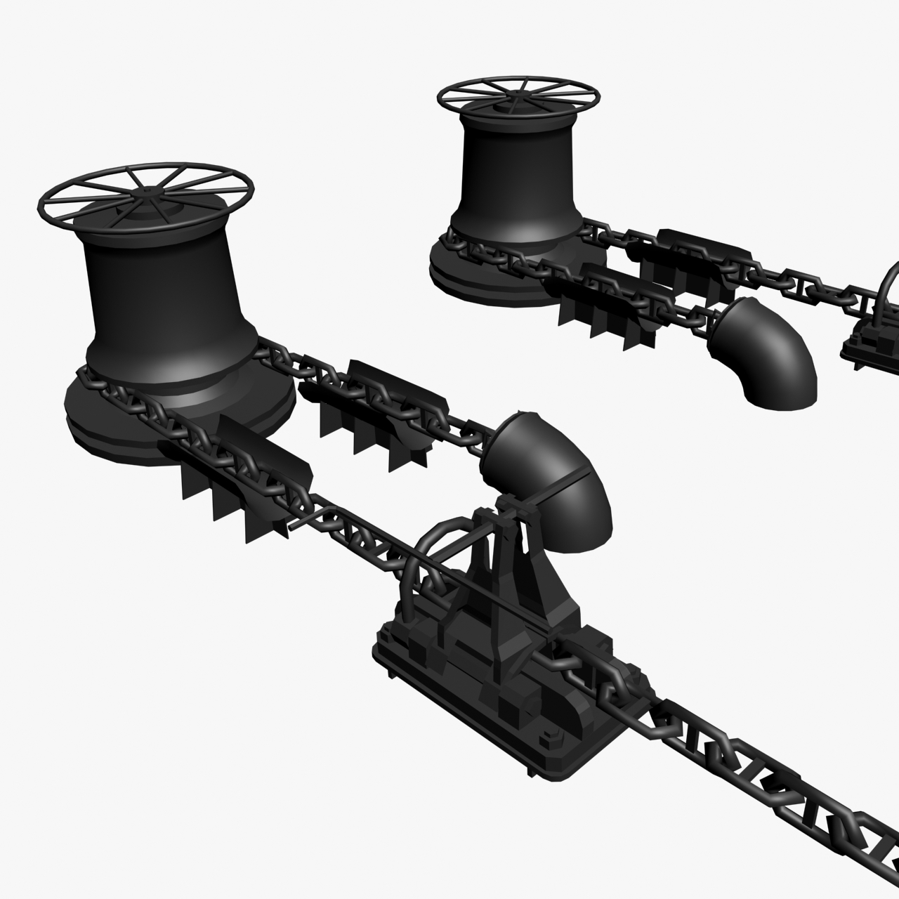 3D ship capstan - TurboSquid 1220617