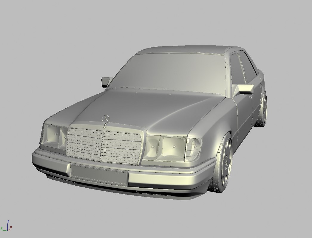 Mercedes w124 sedan 3D model - TurboSquid 1220657