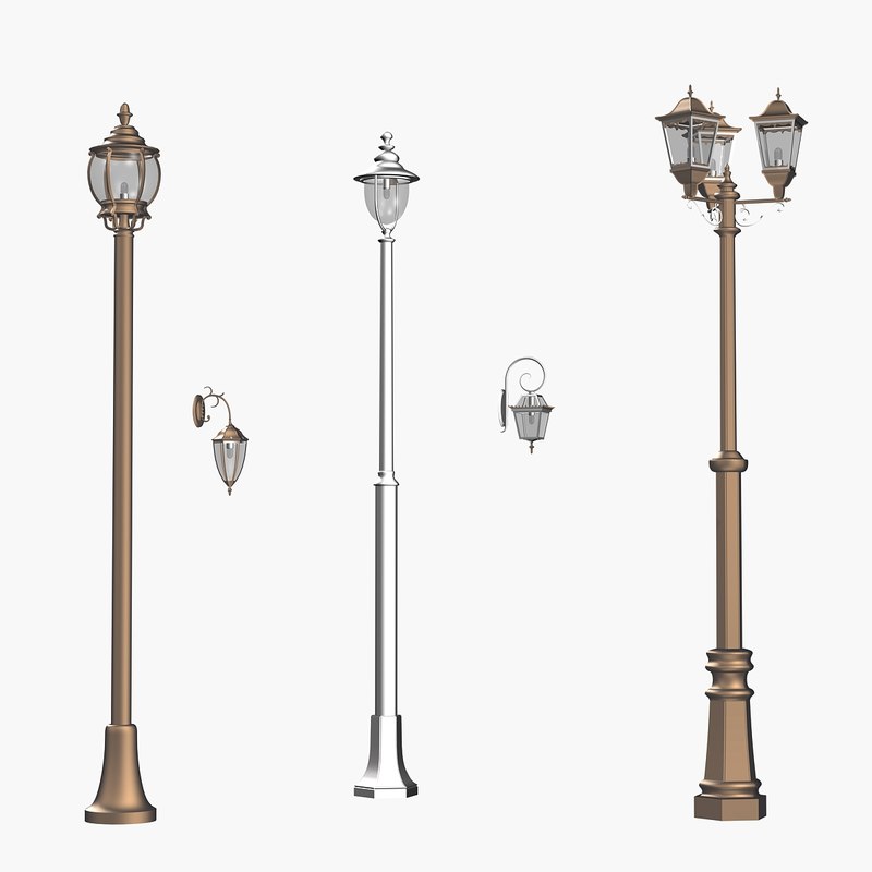 Outdoor lights 2 lamp 3D model - TurboSquid 1220687