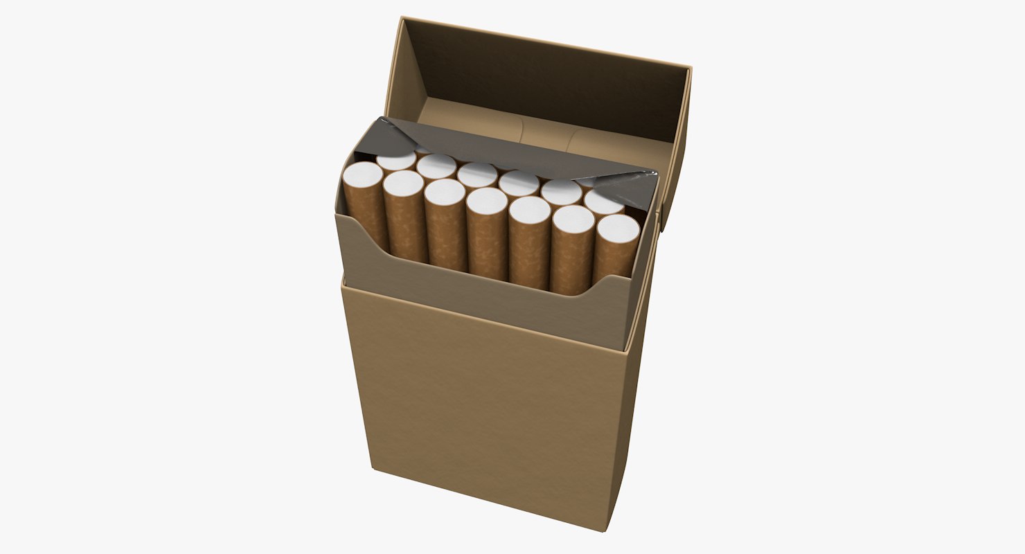 3D model cigarette pack - TurboSquid 1220700