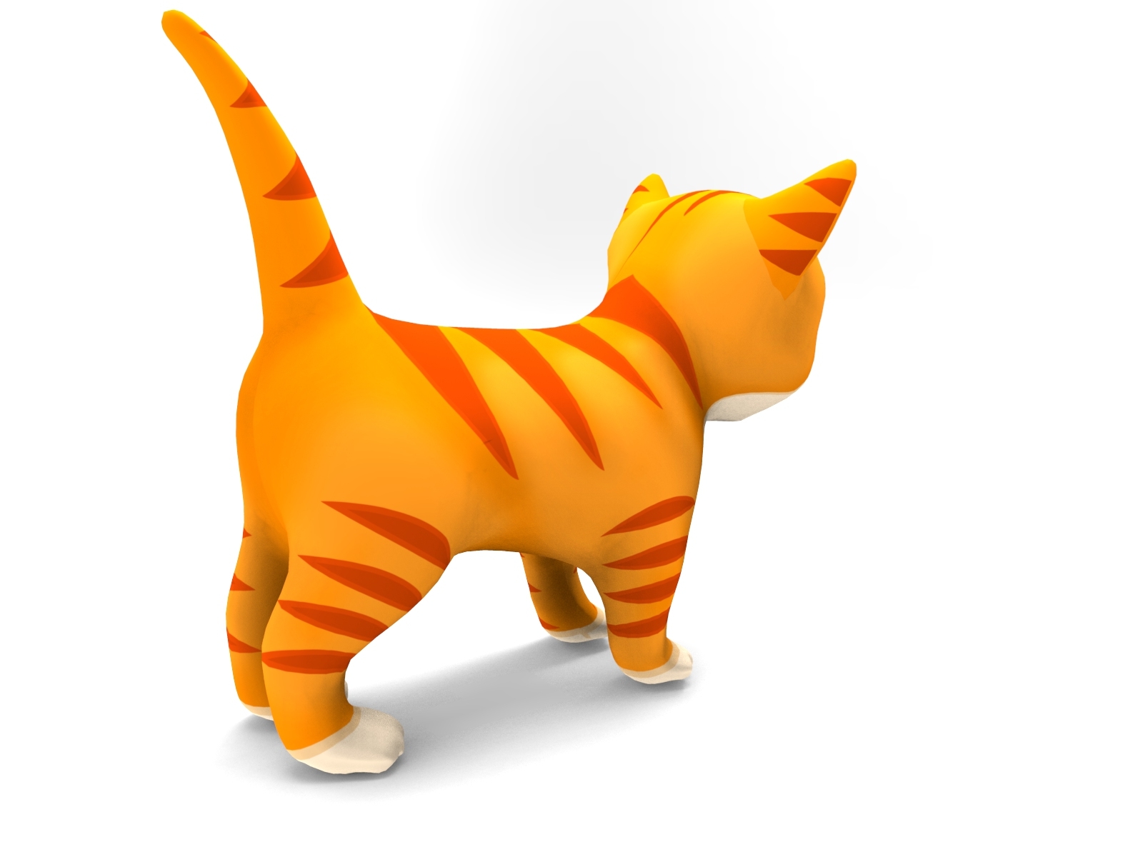 Cute cartoon cat 3D model - TurboSquid 1220740