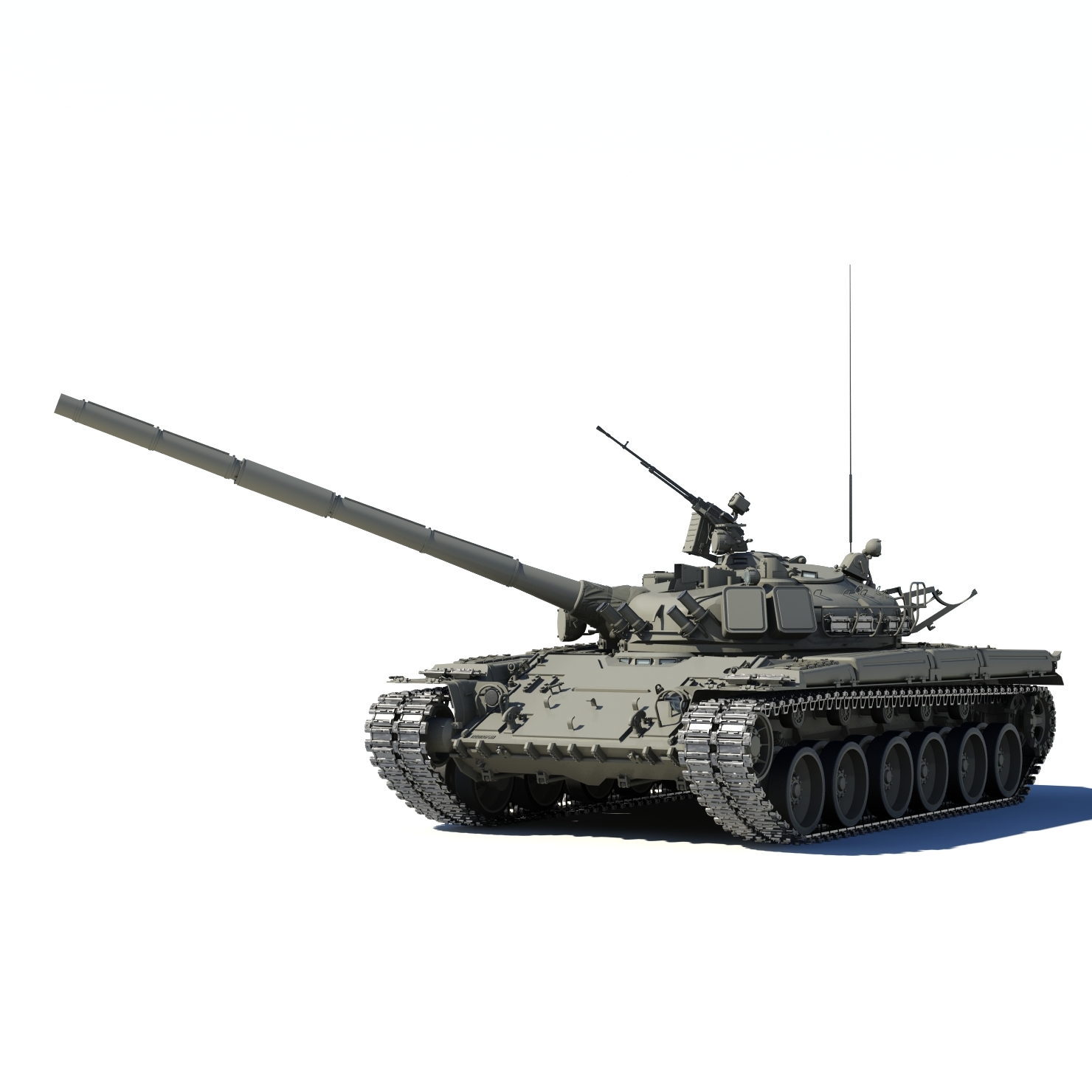 T-80 tank 3D model - TurboSquid 1220906