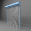 3D opened shutter garages shops - TurboSquid 1221191