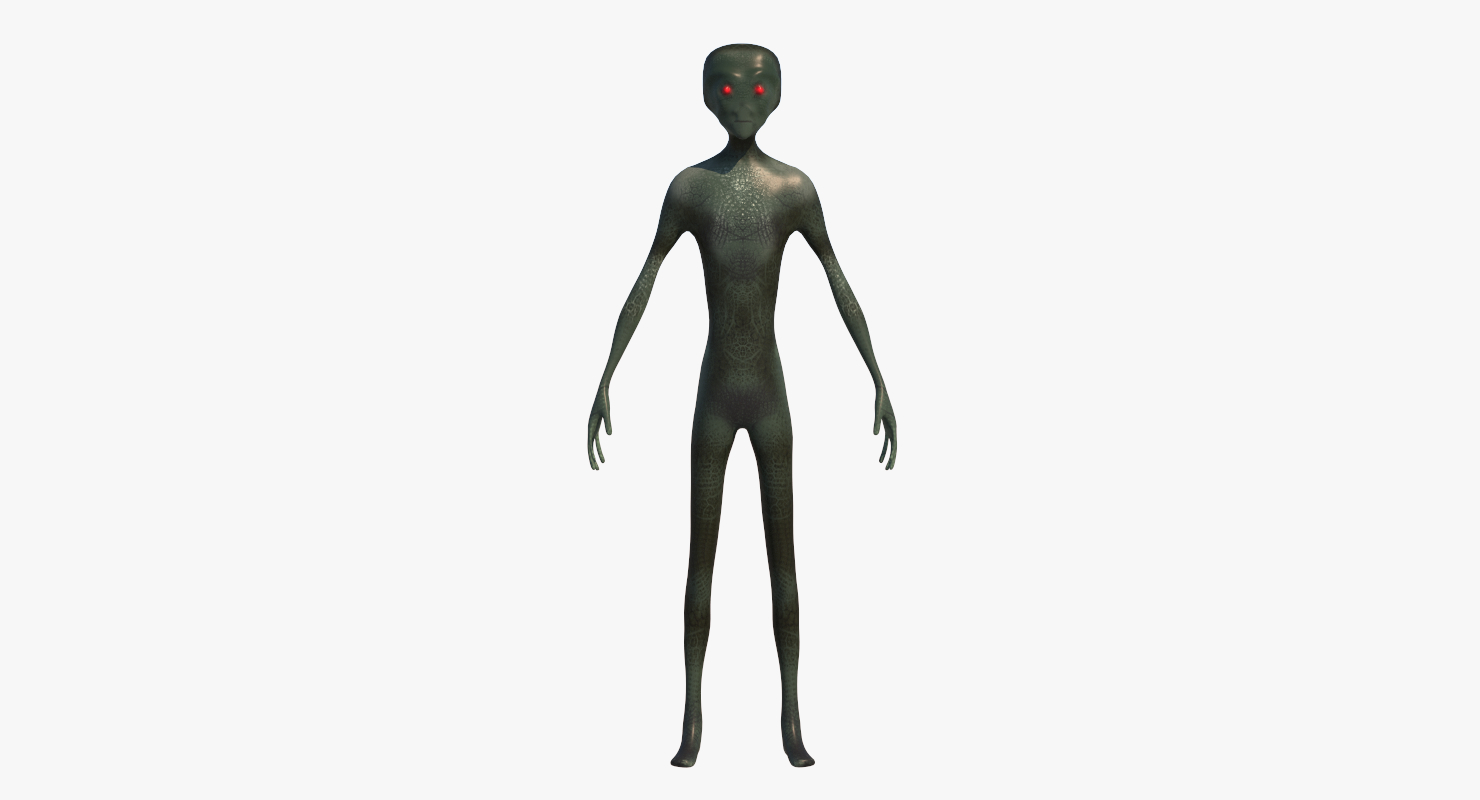 Grey alien 3D model - TurboSquid 1221290