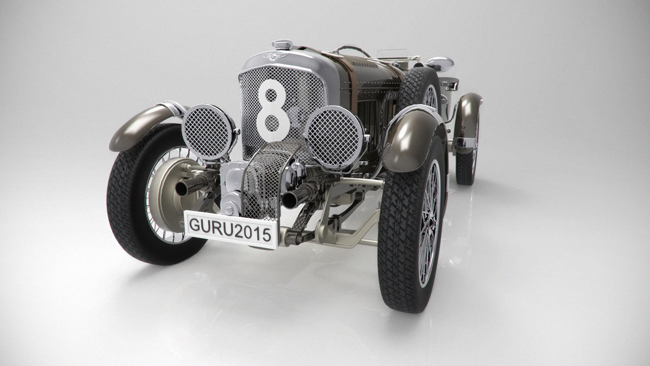 Bentley 4 5l blower 3D model - TurboSquid 1221390