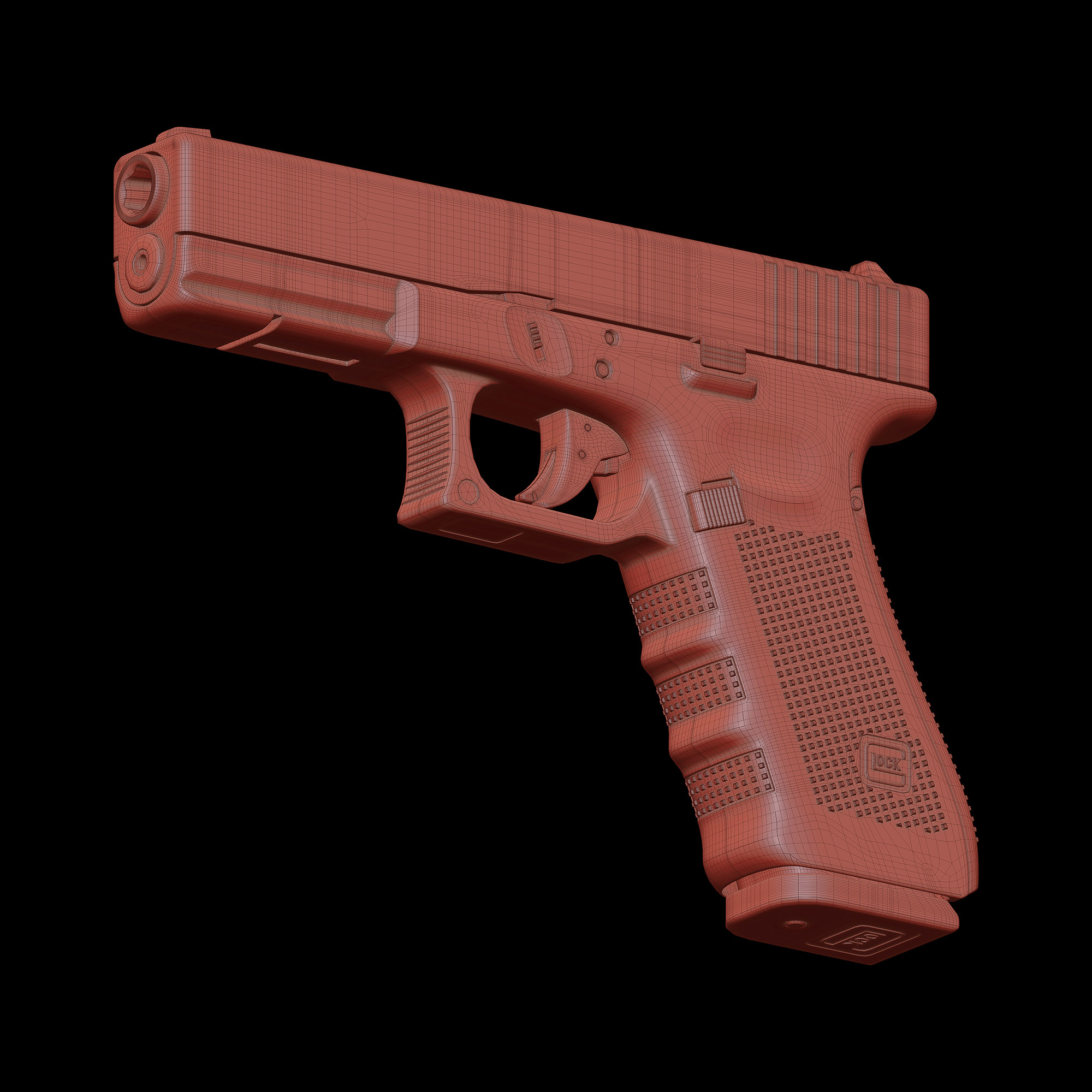 3D glock 17 gen 4 - TurboSquid 1221426