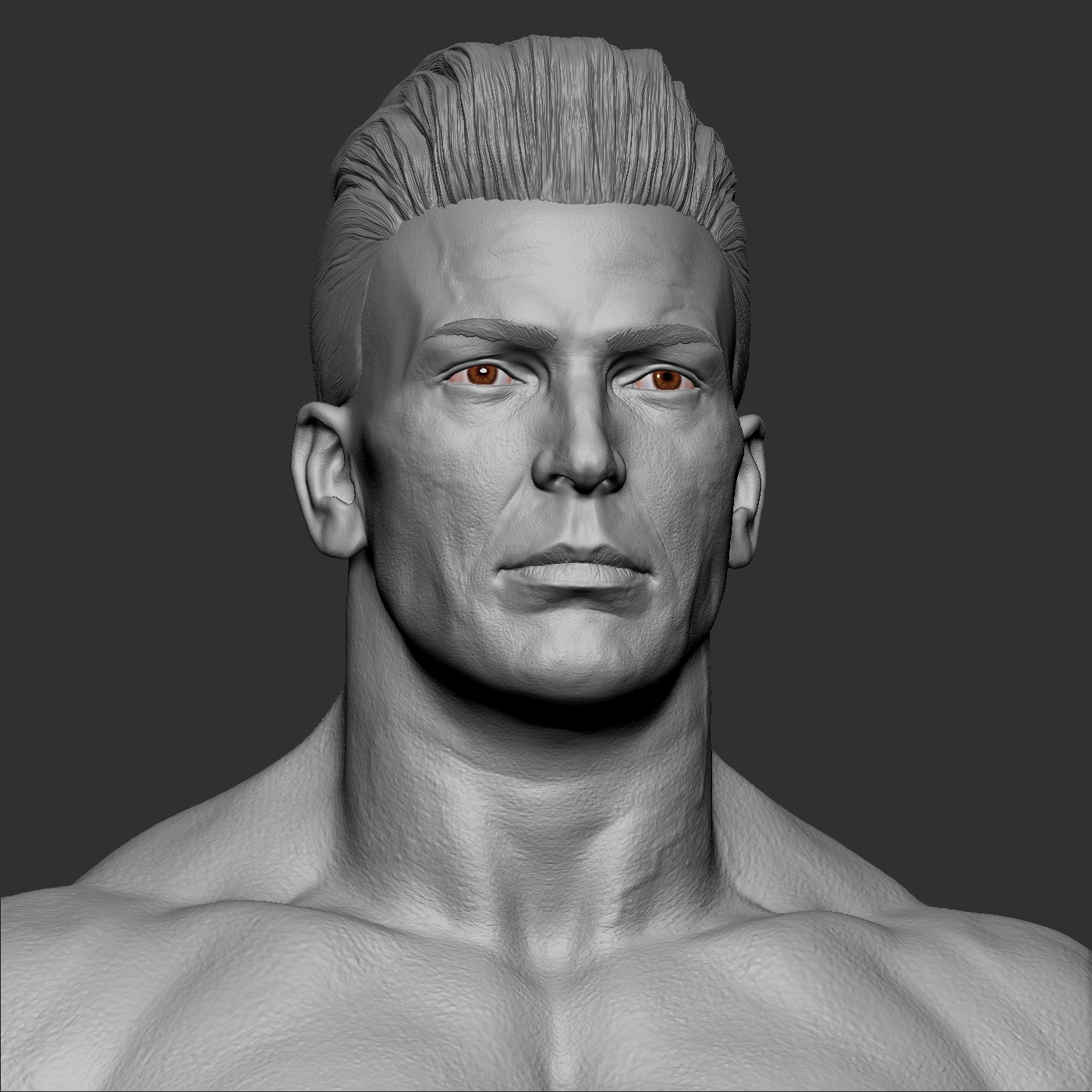 Fitness bodybuilder super hero model - TurboSquid 1221432