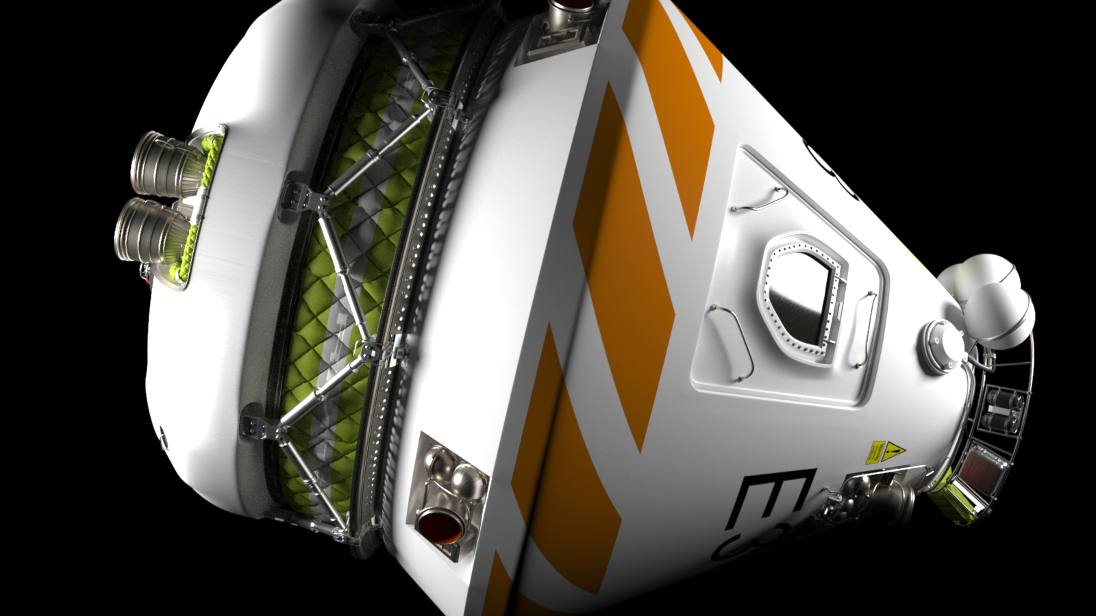 3D concept spacecraft - TurboSquid 1221496