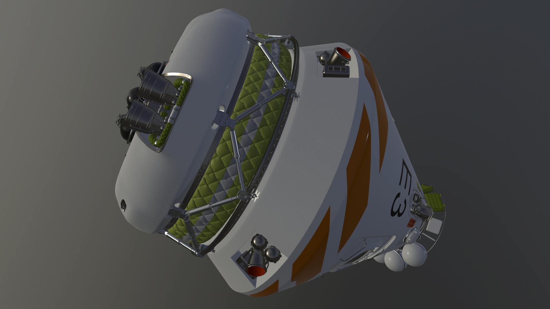 3D concept spacecraft - TurboSquid 1221496