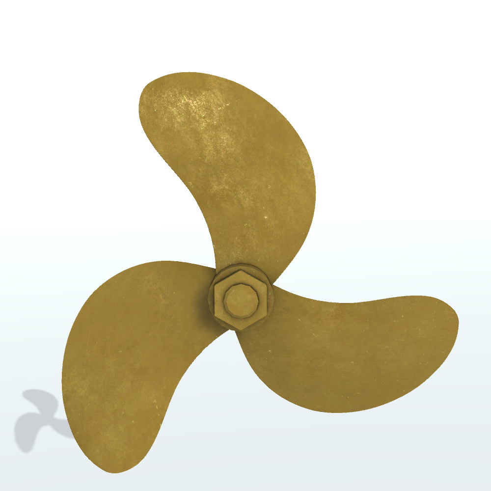 Ship screw 3D model - TurboSquid 1221605