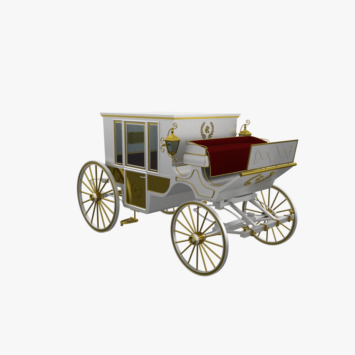 3D royal carriage - TurboSquid 1221676