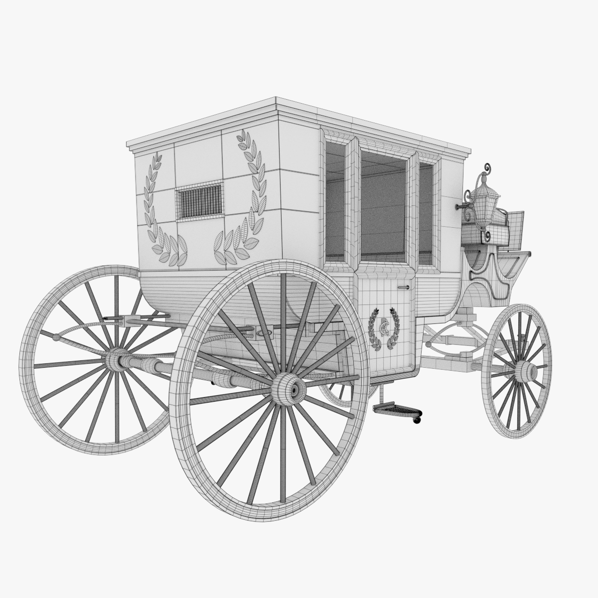 3D royal carriage - TurboSquid 1221676