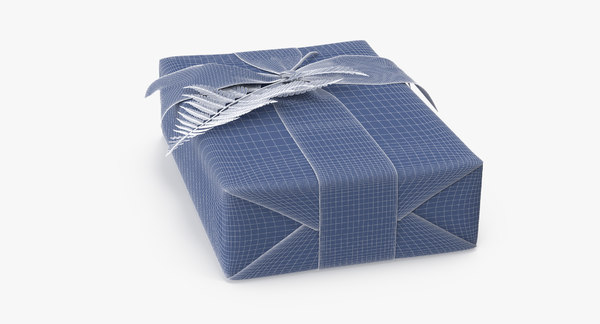Wrapped christmas gift 02 3D model - TurboSquid 1221805