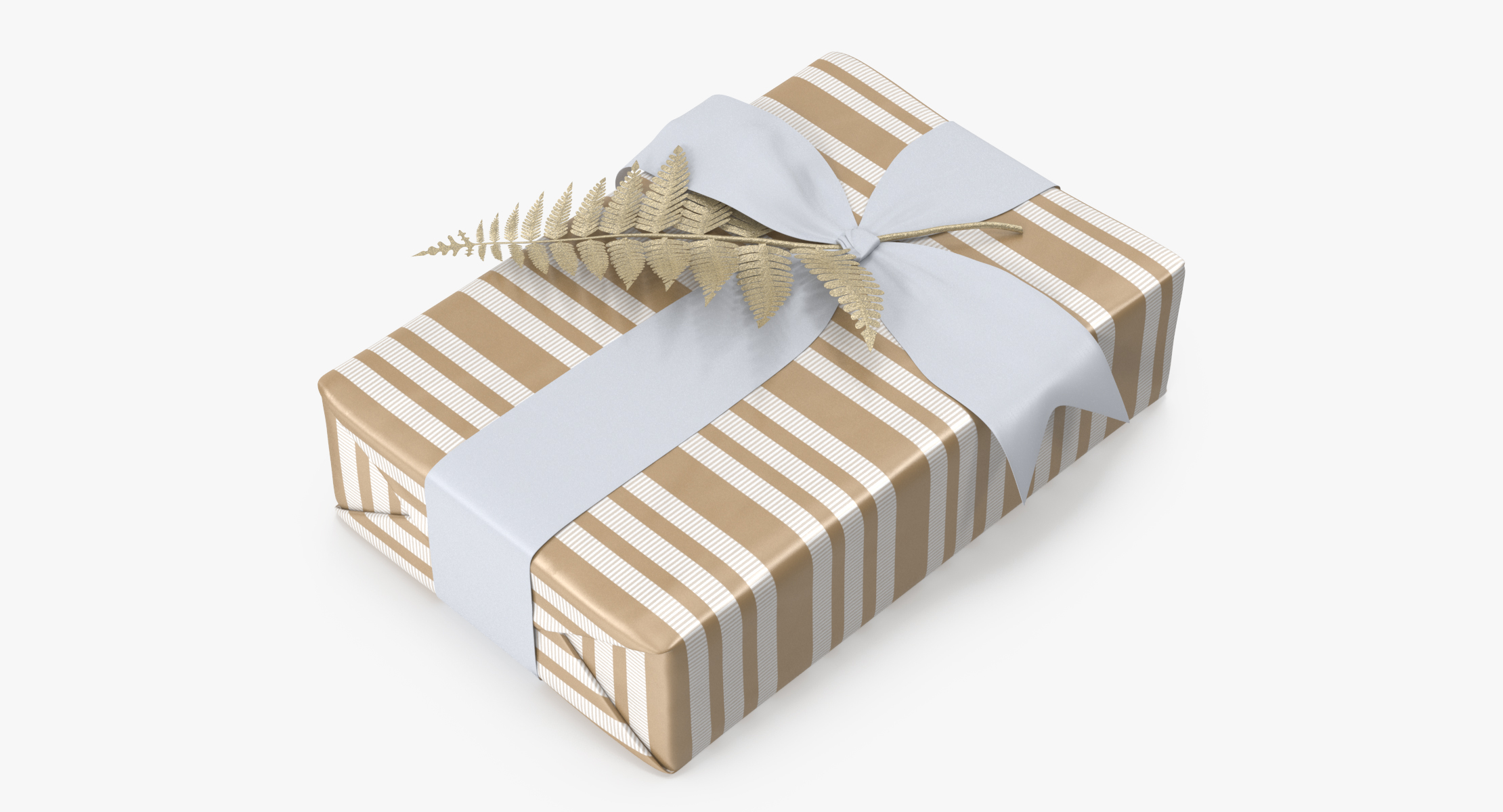 Wrapped christmas gift 02 3D model - TurboSquid 1221805