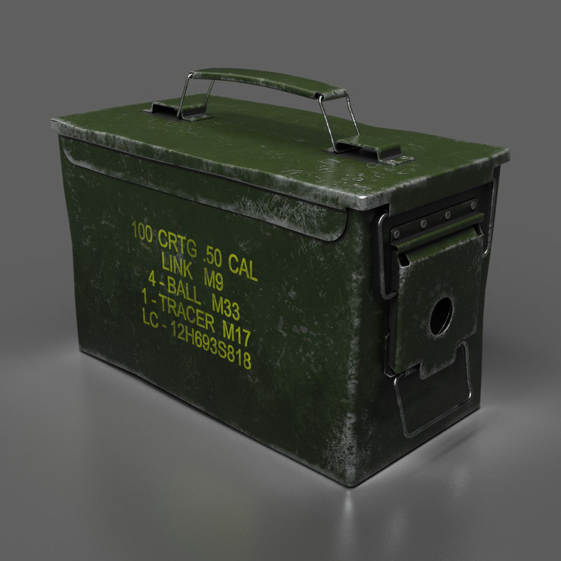 Ammo box 3D model - TurboSquid 1221845