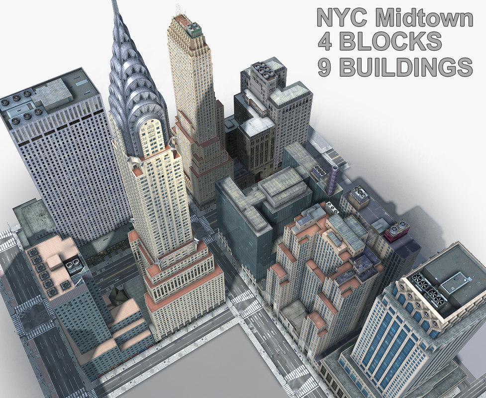 New york manhattan midtown 3D model - TurboSquid 1221904