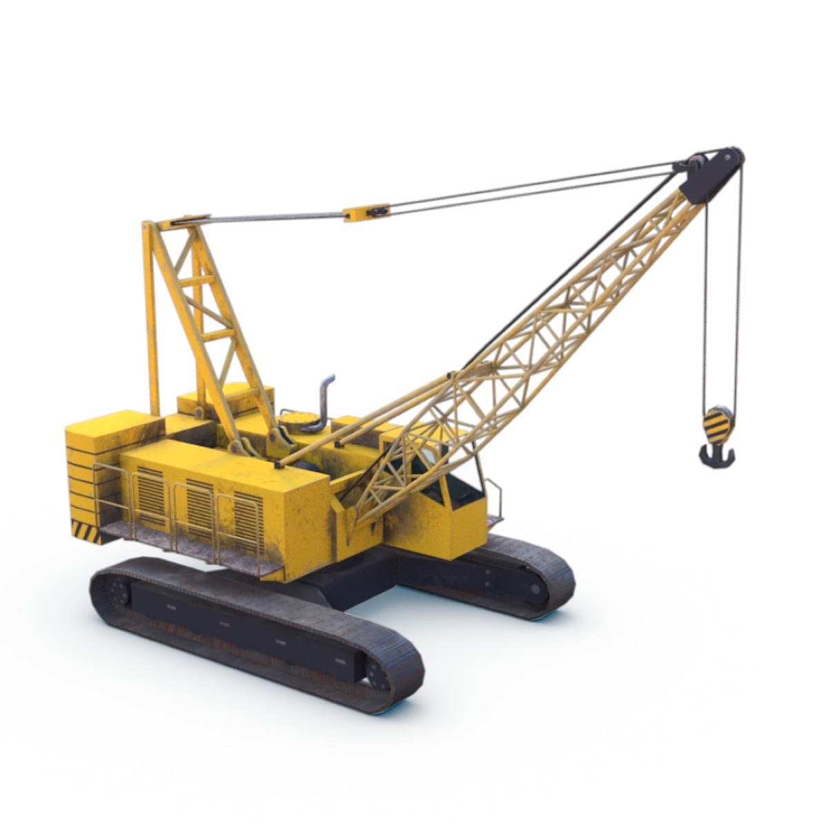 3D crawler crane model - TurboSquid 1221941