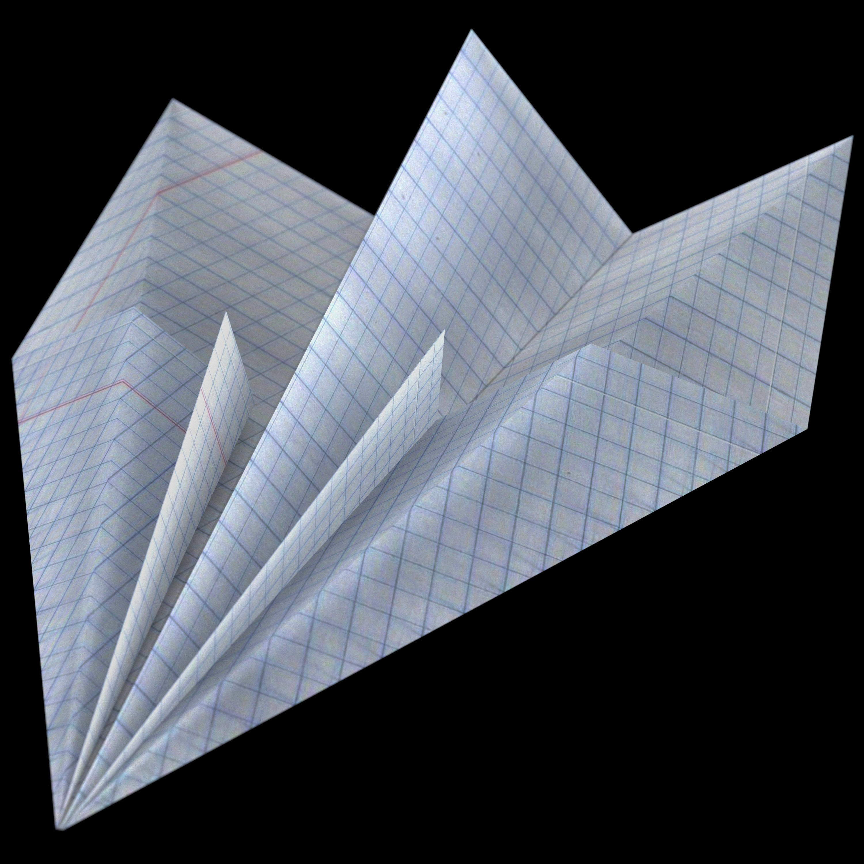 3D paper airplane model - TurboSquid 1222020