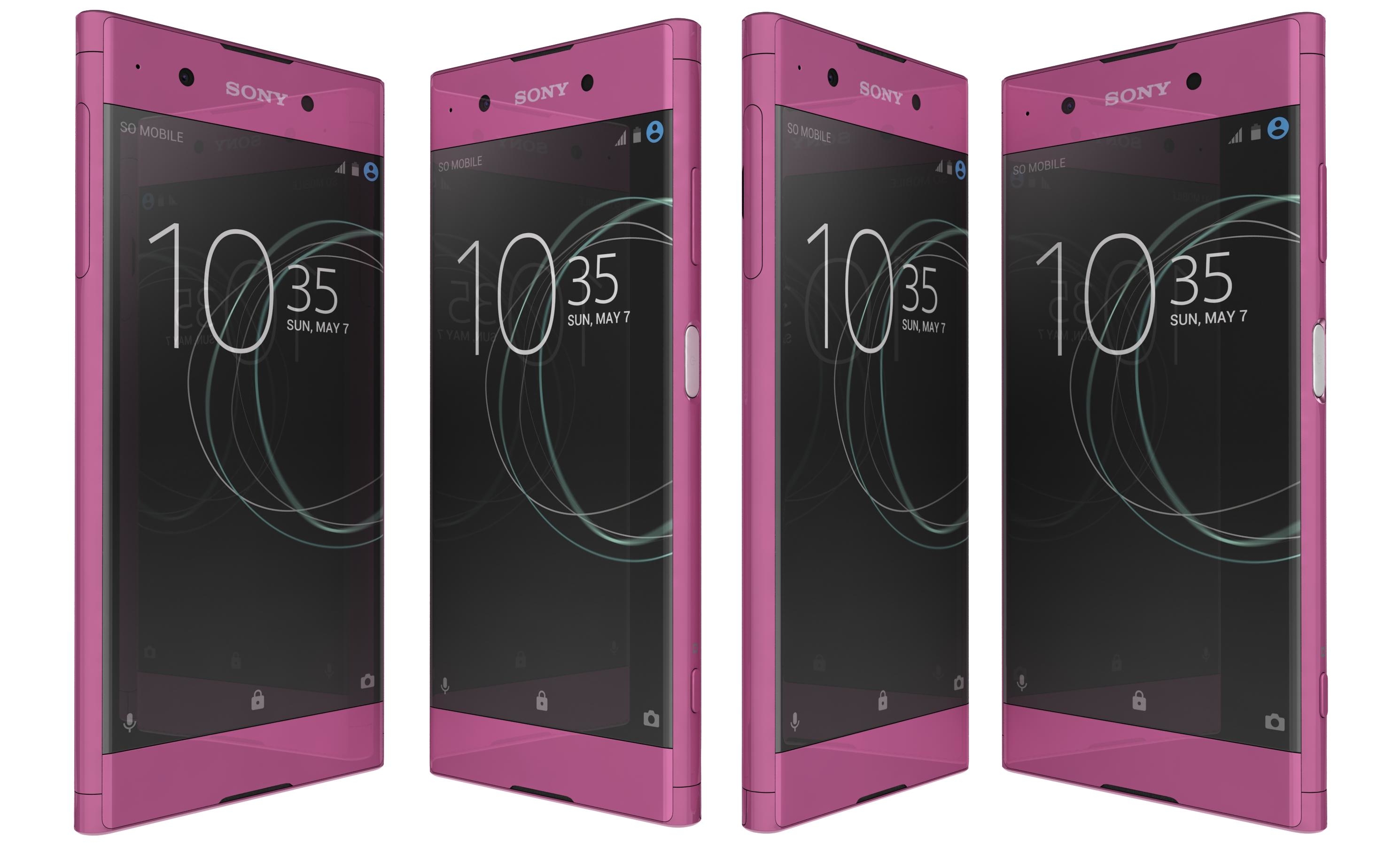 modelo 3d Sony Xperia XA1 Plus Rosa - TurboSquid 1222070