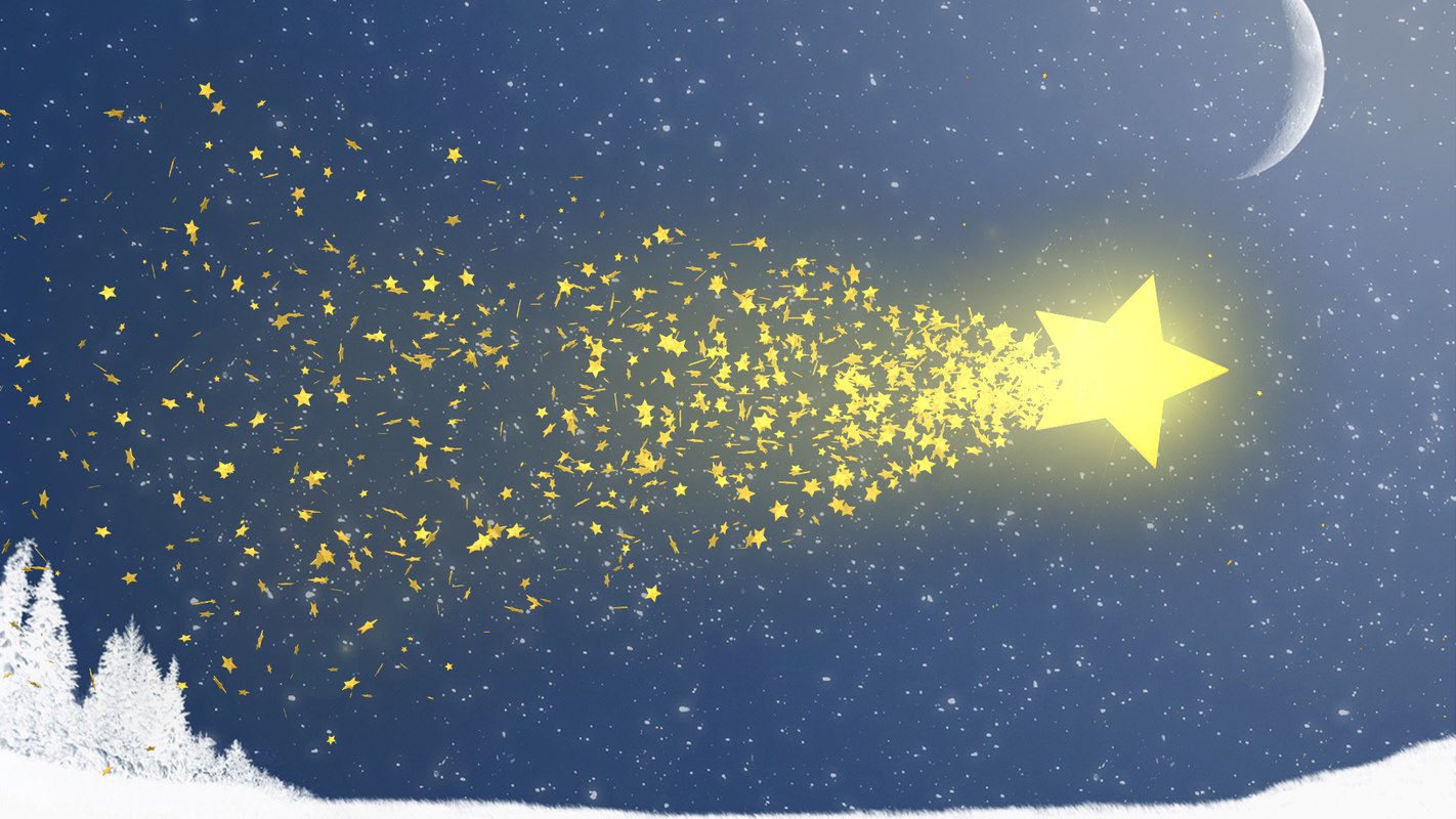 Christmas star comet model - TurboSquid 1222136