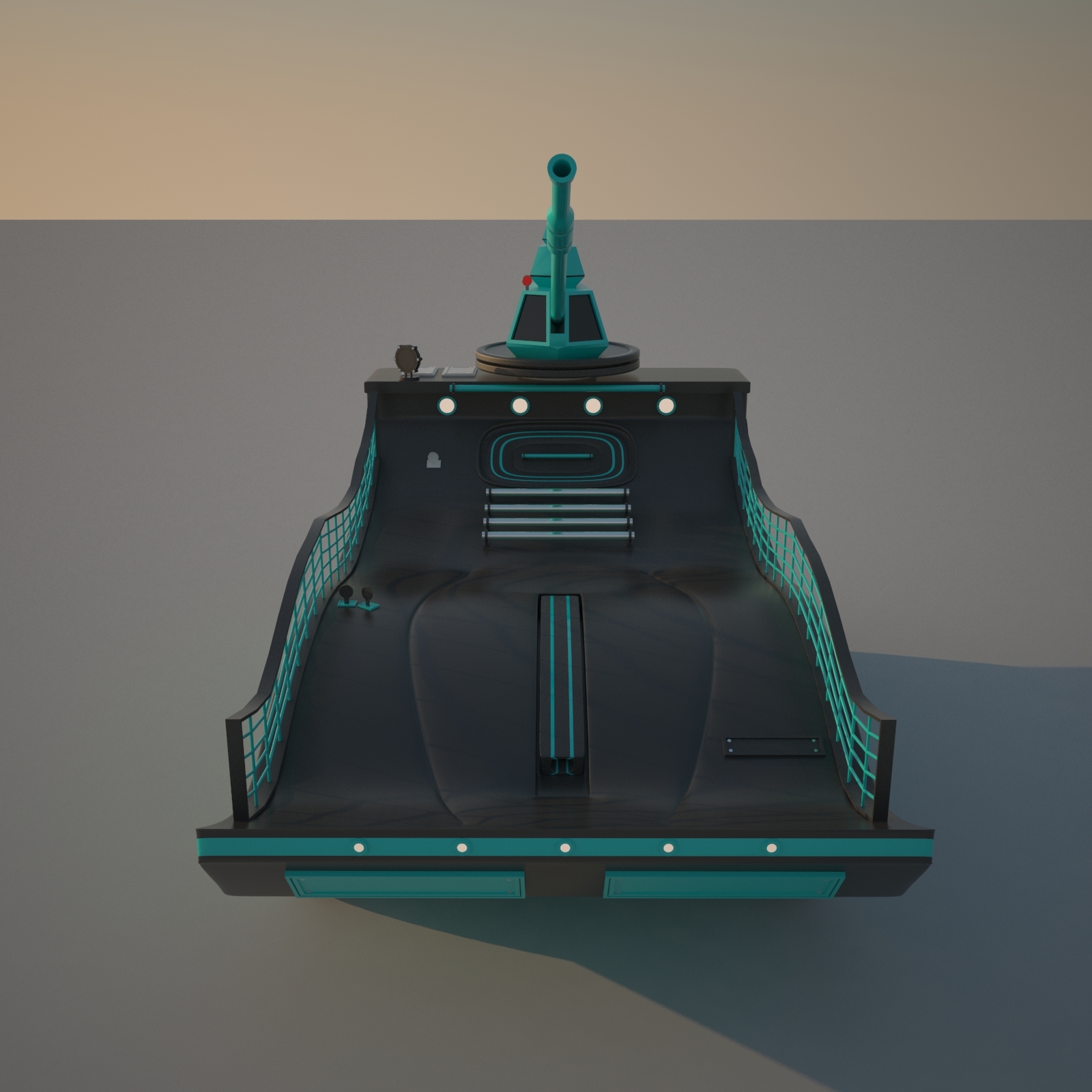 Scifi smooth tank 3D model - TurboSquid 1222186