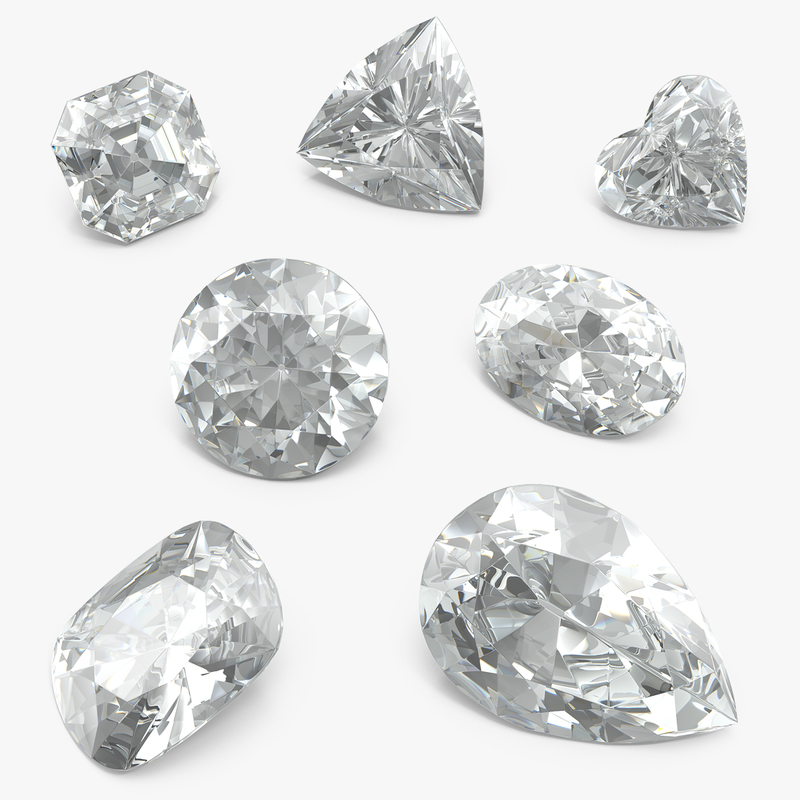 Diamonds 3D model - TurboSquid 1222269