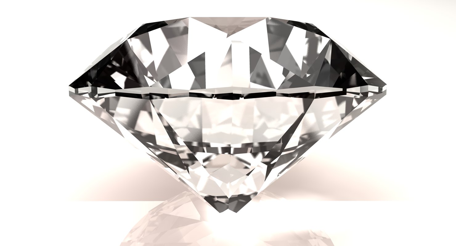 Excellent cut diamond 3D model - TurboSquid 1222290