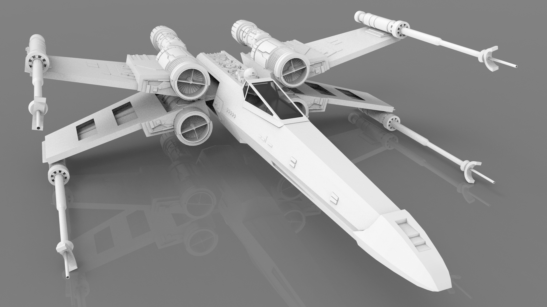 3D x-wing model - TurboSquid 1222327