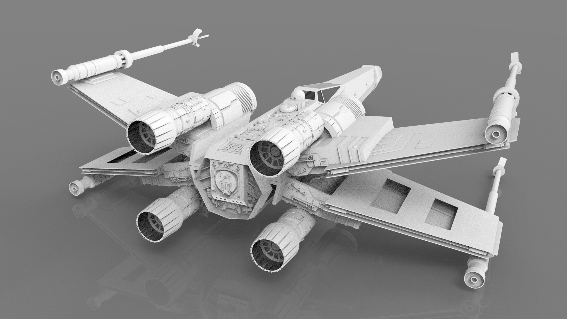 3D x-wing model - TurboSquid 1222327