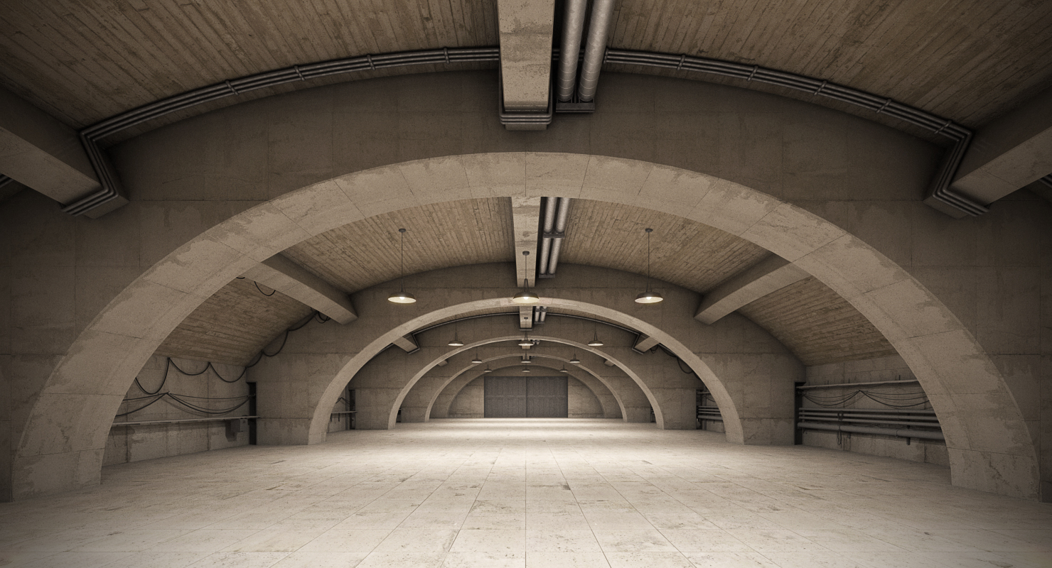 Bunker realistic 3D model - TurboSquid 1222551