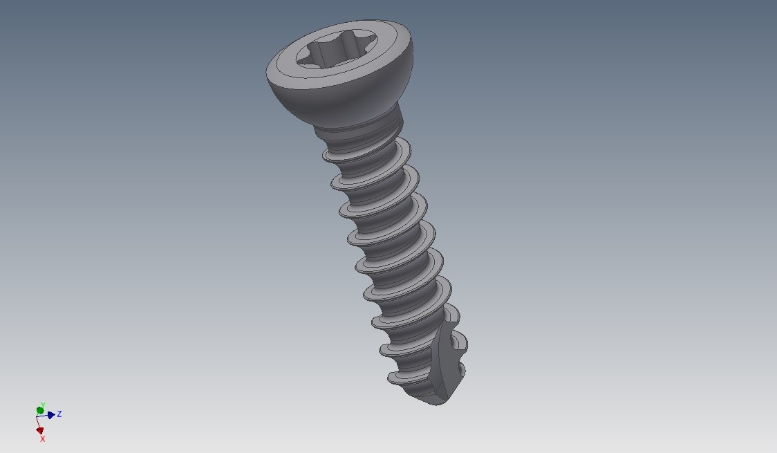 3D bone screw model - TurboSquid 1222588