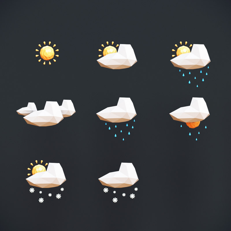 Weather 3D - TurboSquid 1222782