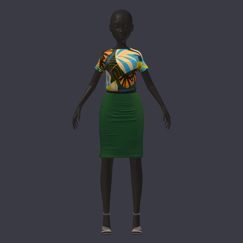 3D stylish avatar base set - TurboSquid 1222864