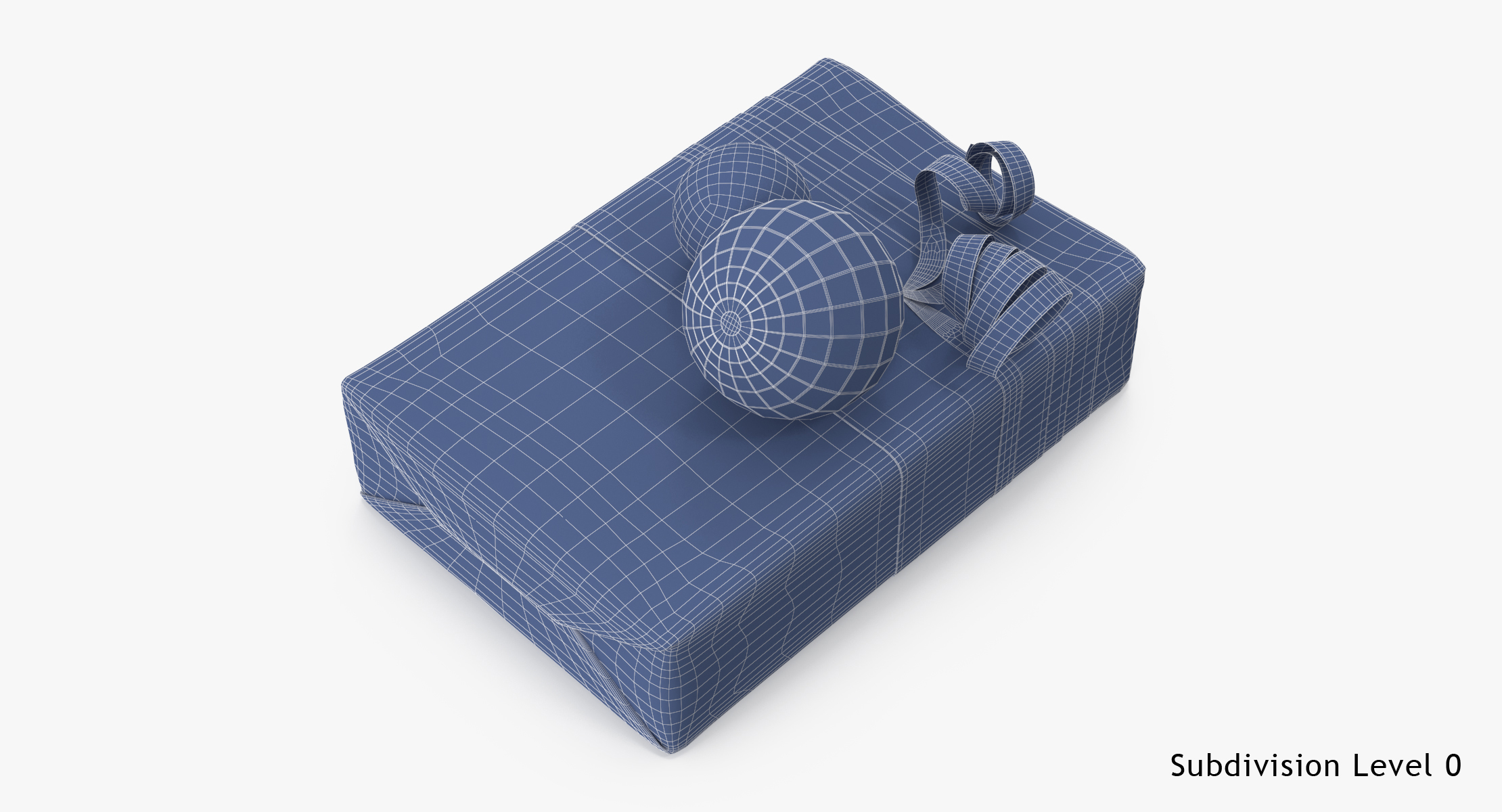 3D wrapped christmas gift 02 model - TurboSquid 1222927