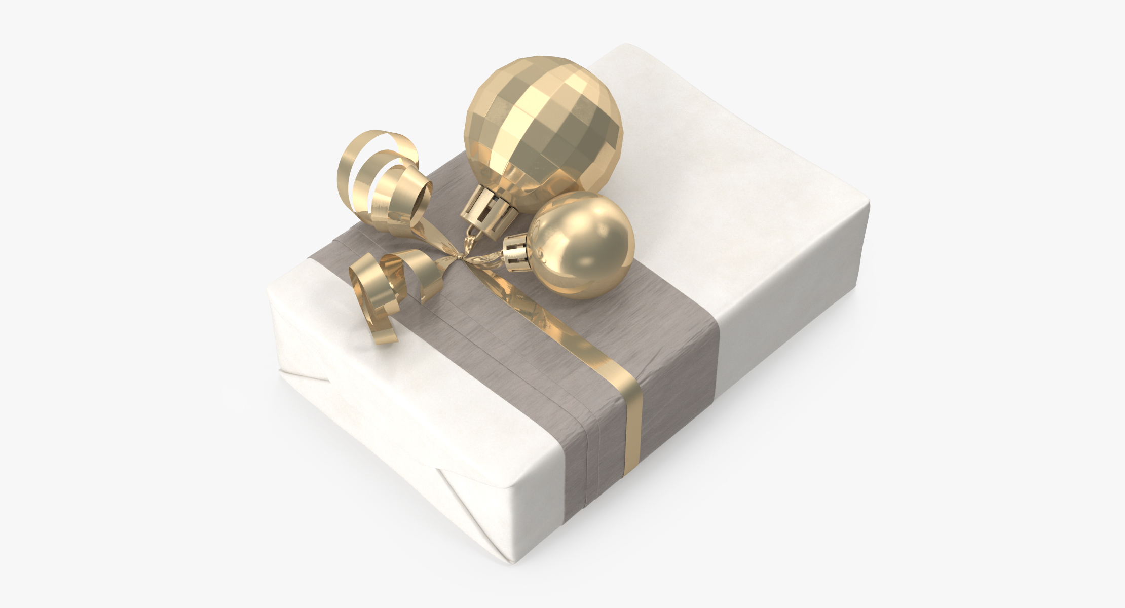 3D wrapped christmas gift 02 model - TurboSquid 1222927