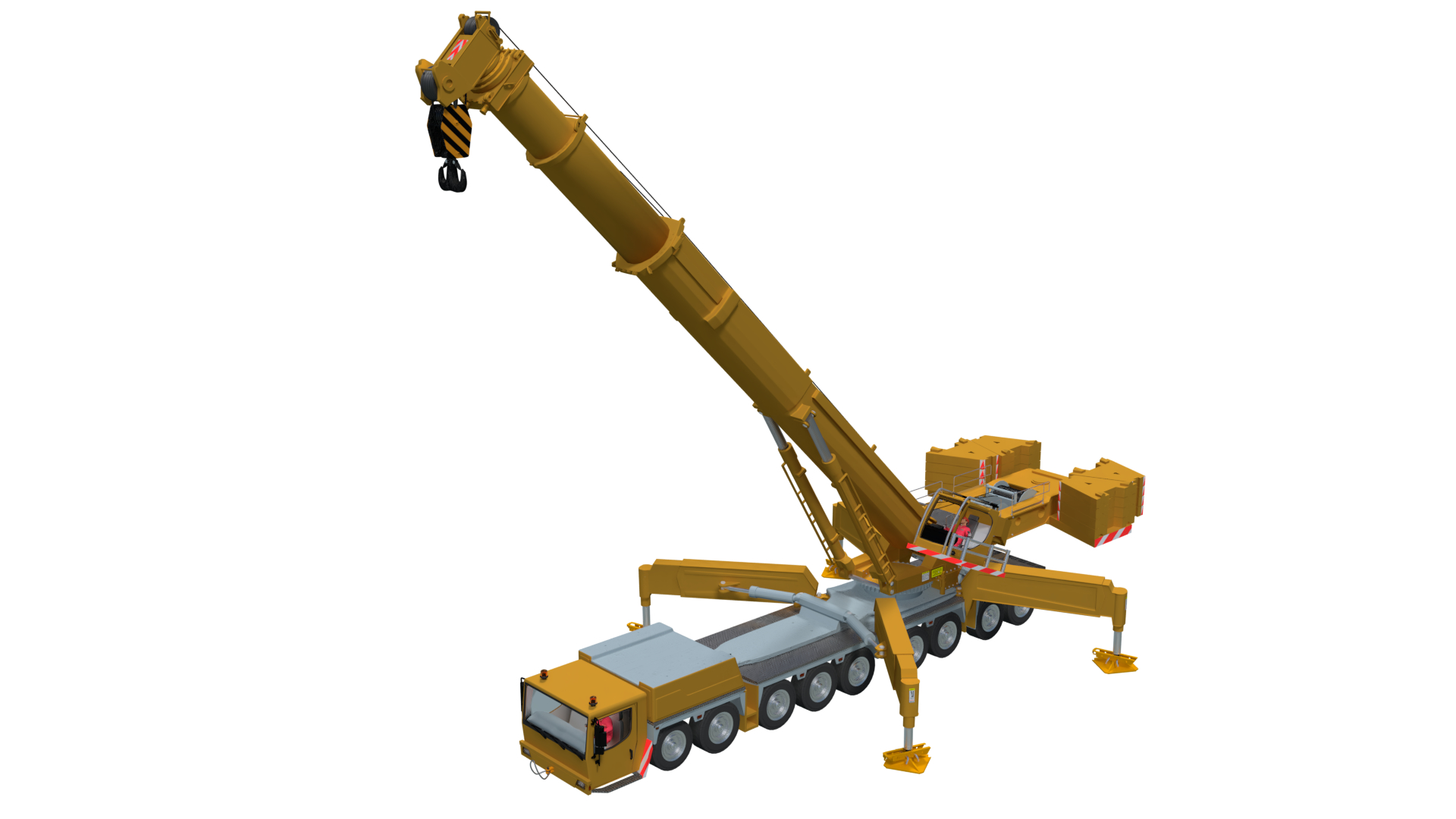 Mobile crane 3D model - TurboSquid 1222939