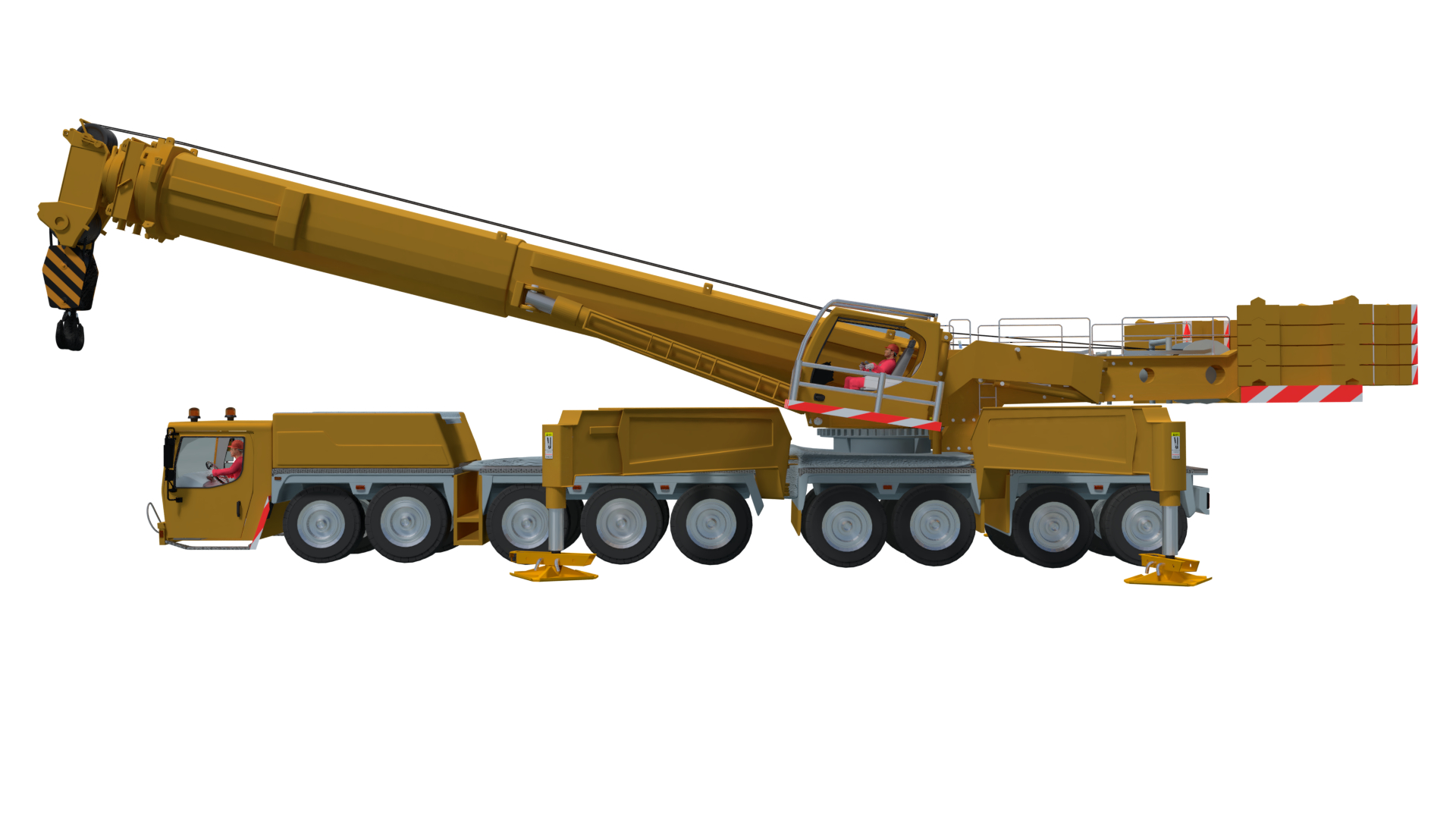 Mobile crane 3D model - TurboSquid 1222939