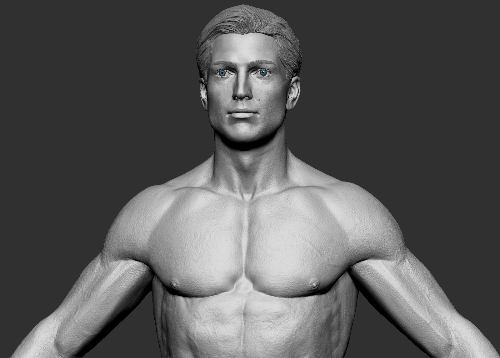 3D average caucasian man realistic model - TurboSquid 1222960