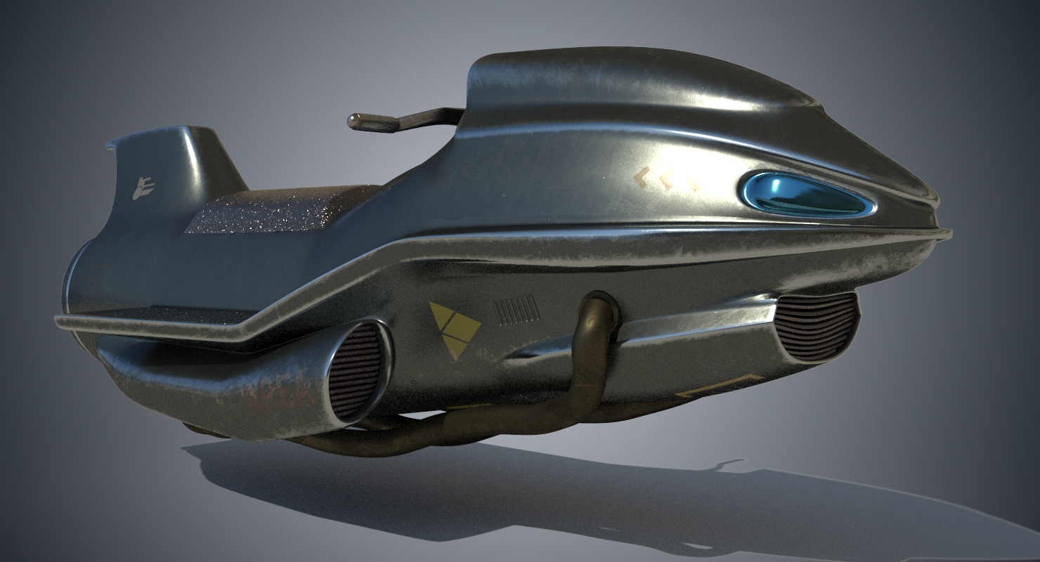 3D space motorcycles model - TurboSquid 1223035