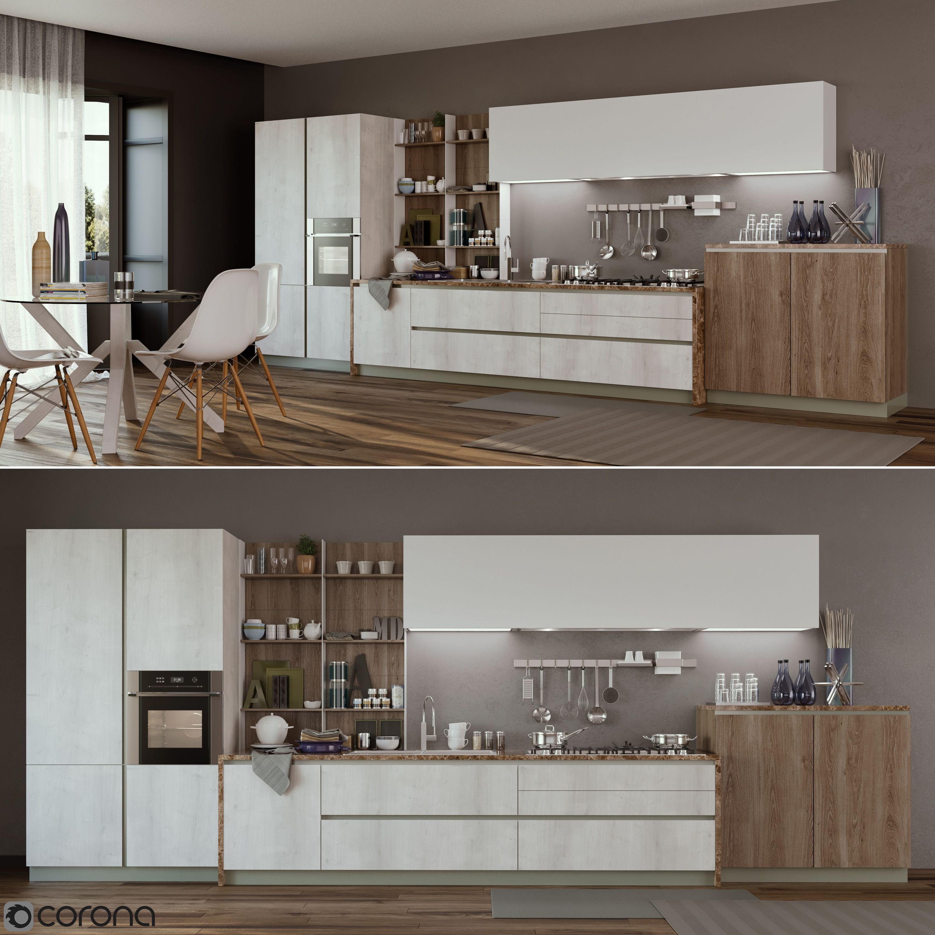 Kitchen infinity stosa 3D model - TurboSquid 1223090
