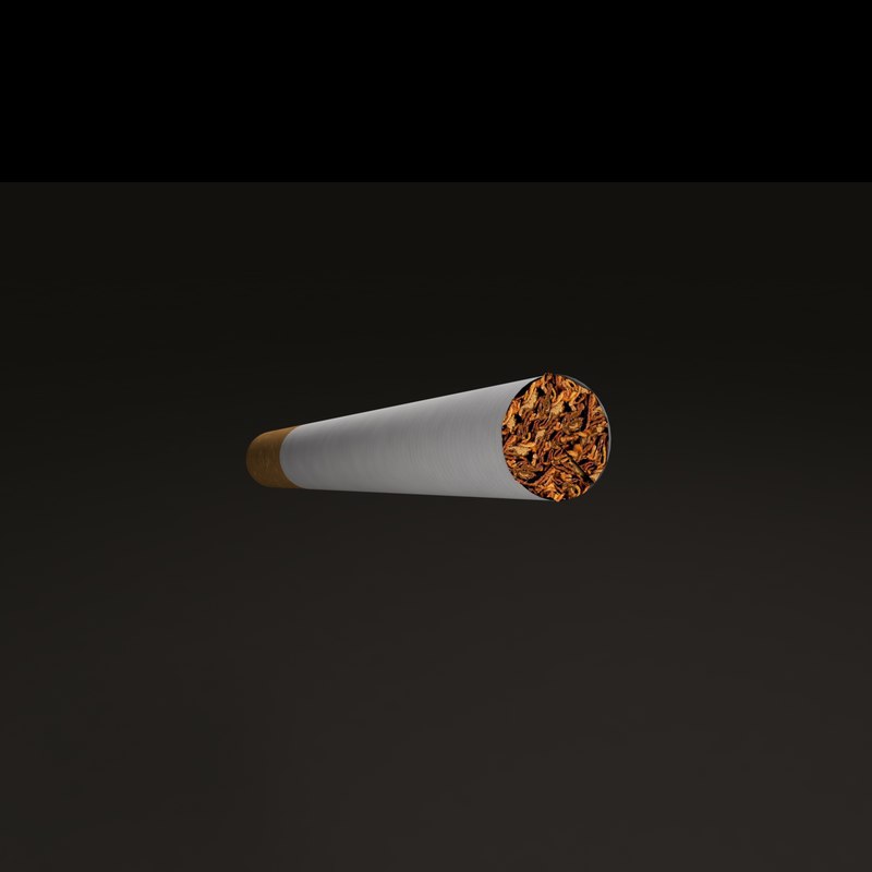 3D cigar cigarette model - TurboSquid 1223099