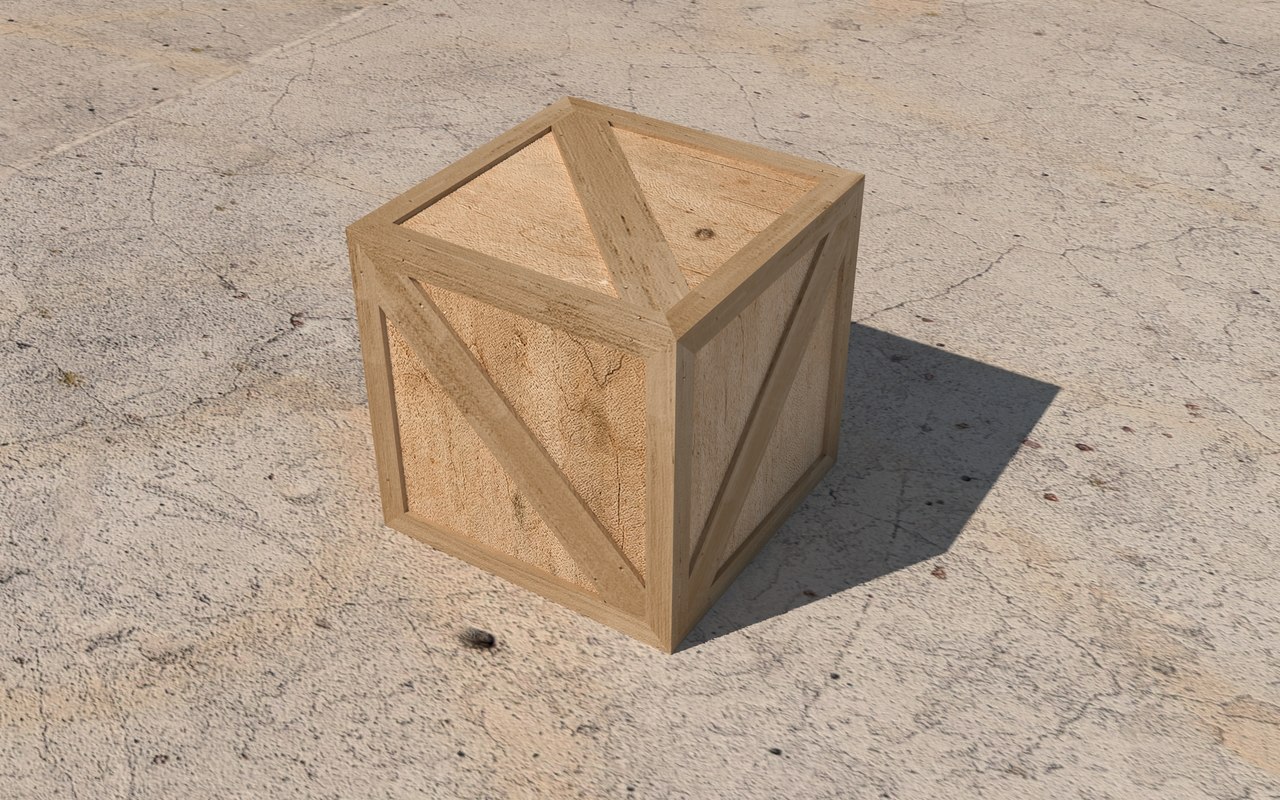 3D crate box - TurboSquid 1223119