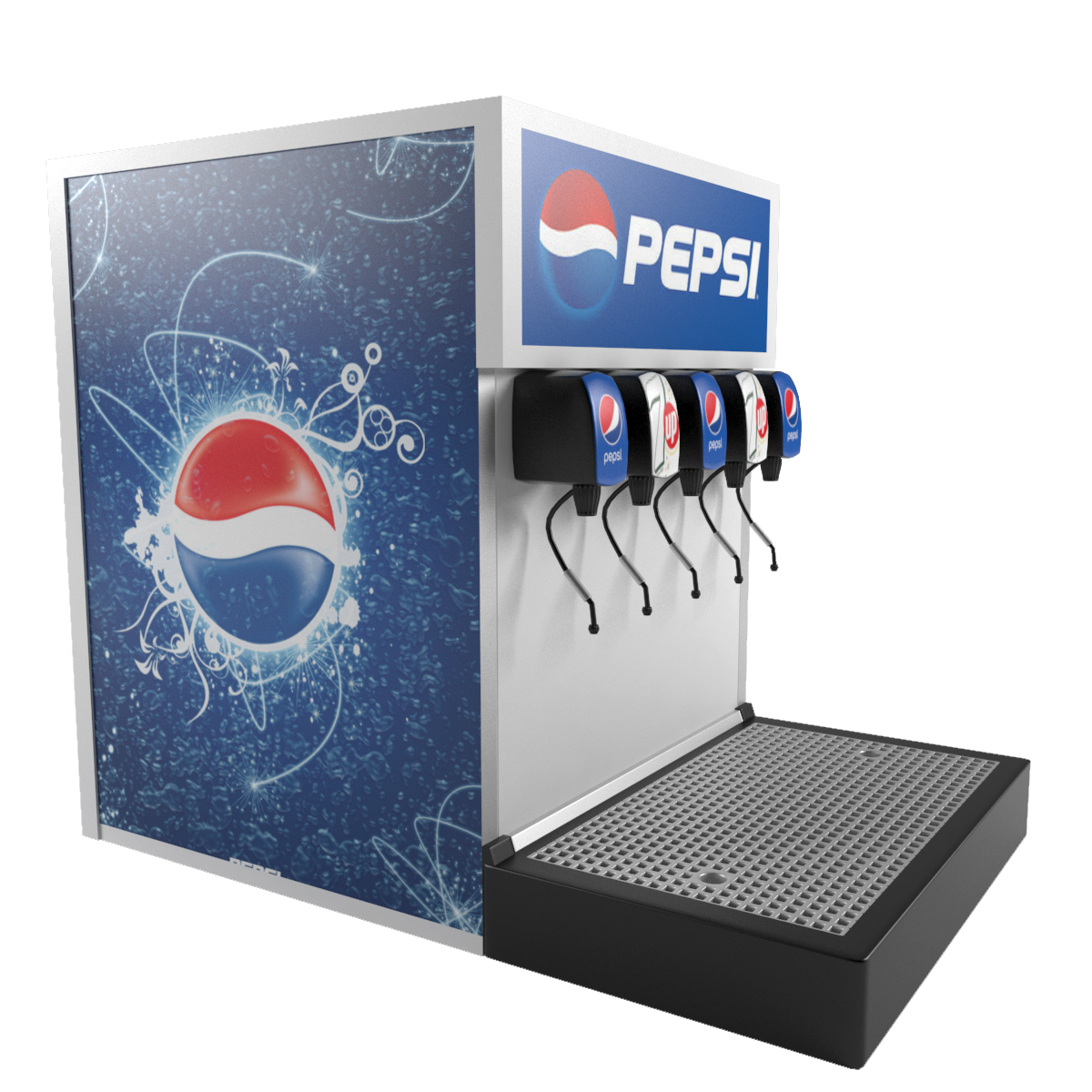 Máquina de Pepsi Fountain Modelo 3D - TurboSquid 1223208