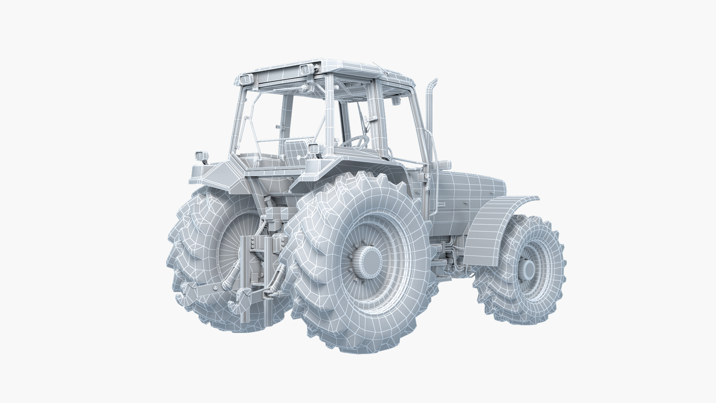3D tractor - TurboSquid 1223338
