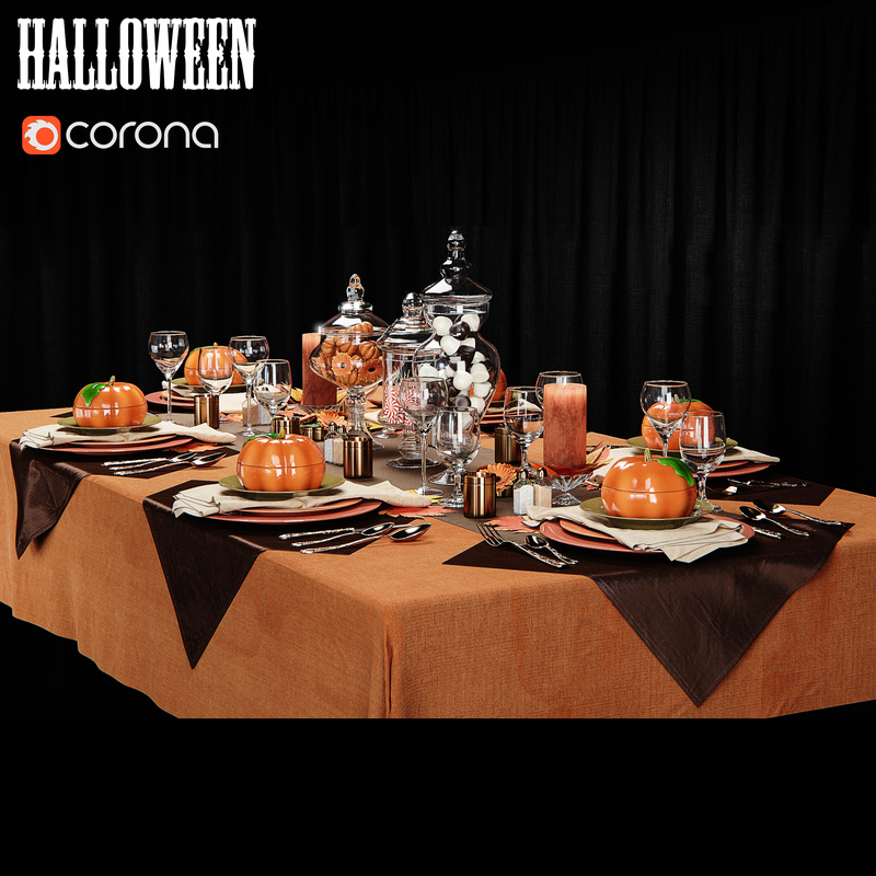 Halloween model - TurboSquid 1223374